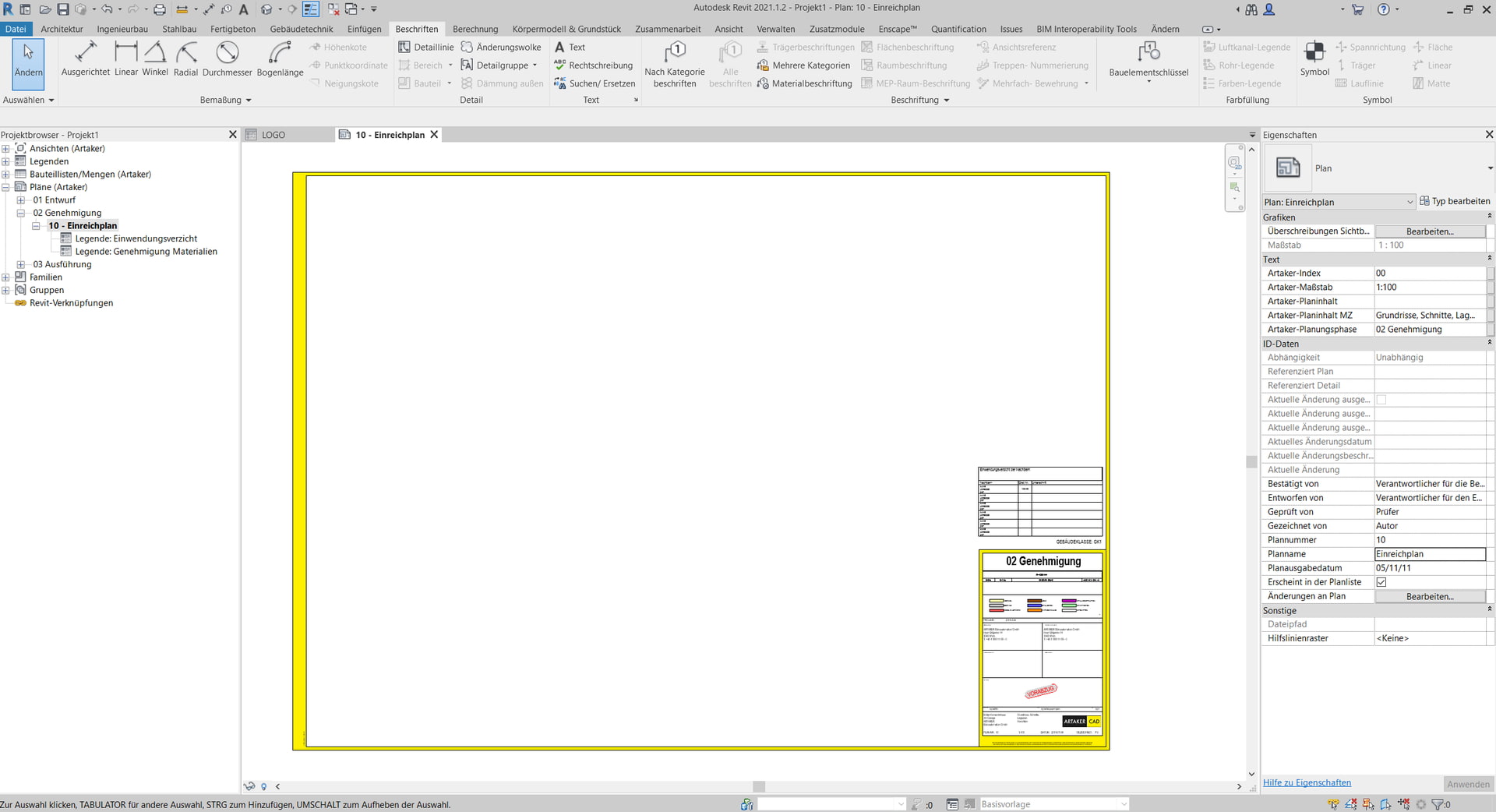 Individuelle Revit-Templates – Vorlagedateien