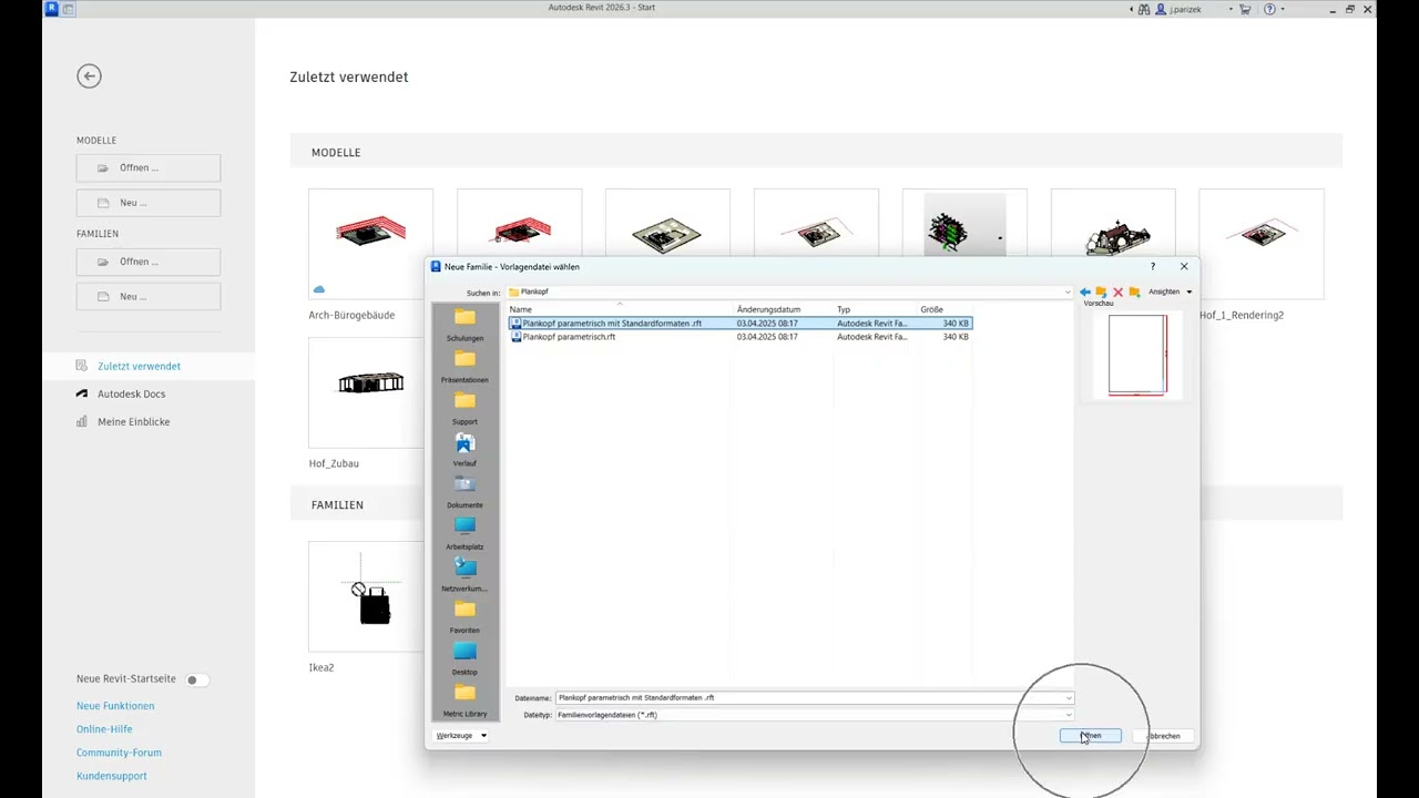 Autodesk Revit Plankopf in 5 Schritten erstellen